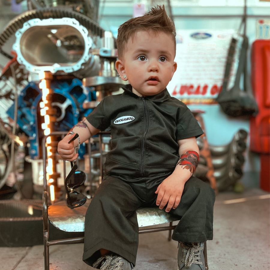Knuckleheads Black Grease Monkey Coverall – Knuckleheads Clothing