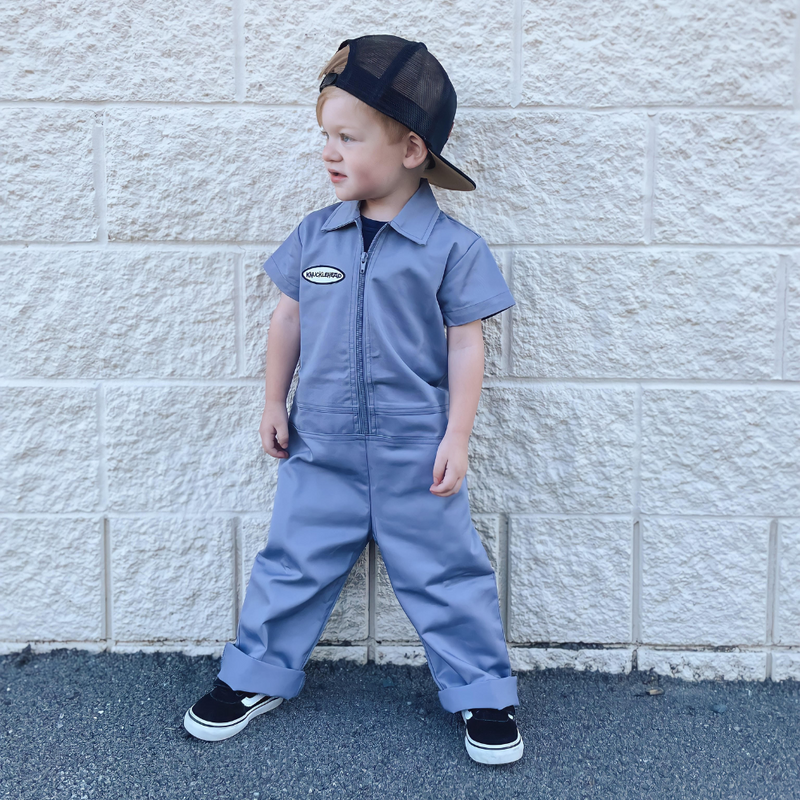 Knuckleheads Grey Grease Monkey Coverall Baby Boy – Knuckleheads Clothing