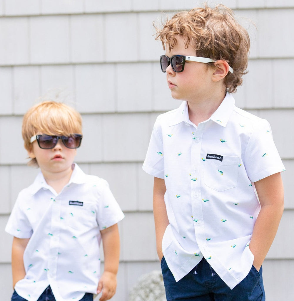 Knuckleheads Go Fish Plaid Rockabilly Shirtfor Boys 6 Months to 10T ...