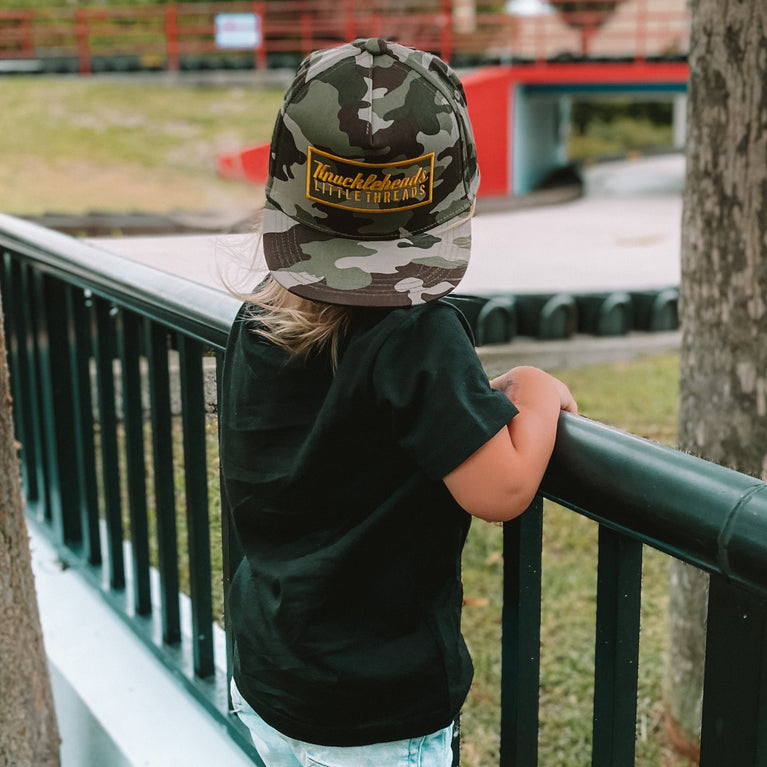 FINAL SALE - Hunter Gold Kids Trucker Hat – Knuckleheads Clothing